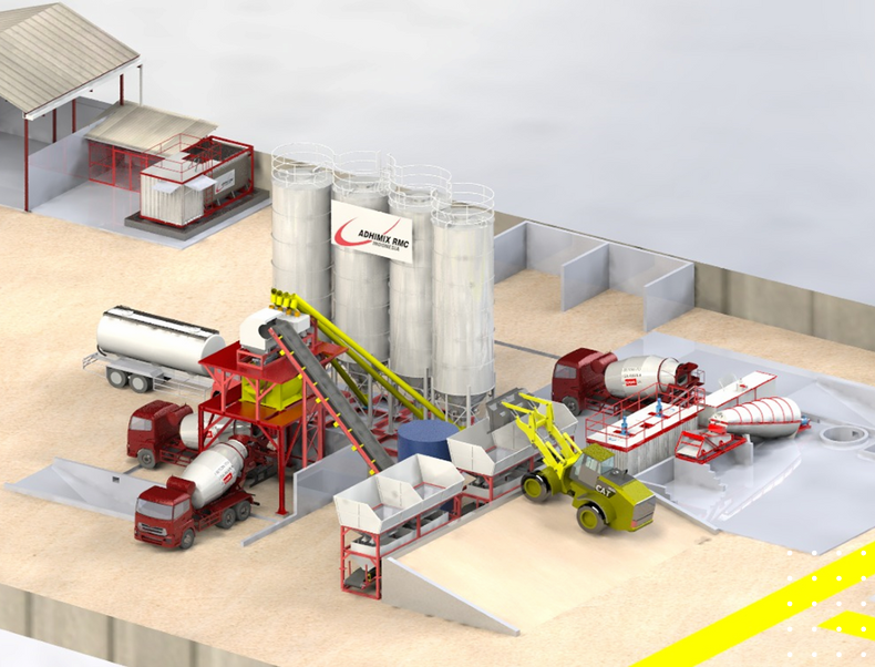 Erection Concrete Recycling Machine PIK 3 - DAU Manufacturing